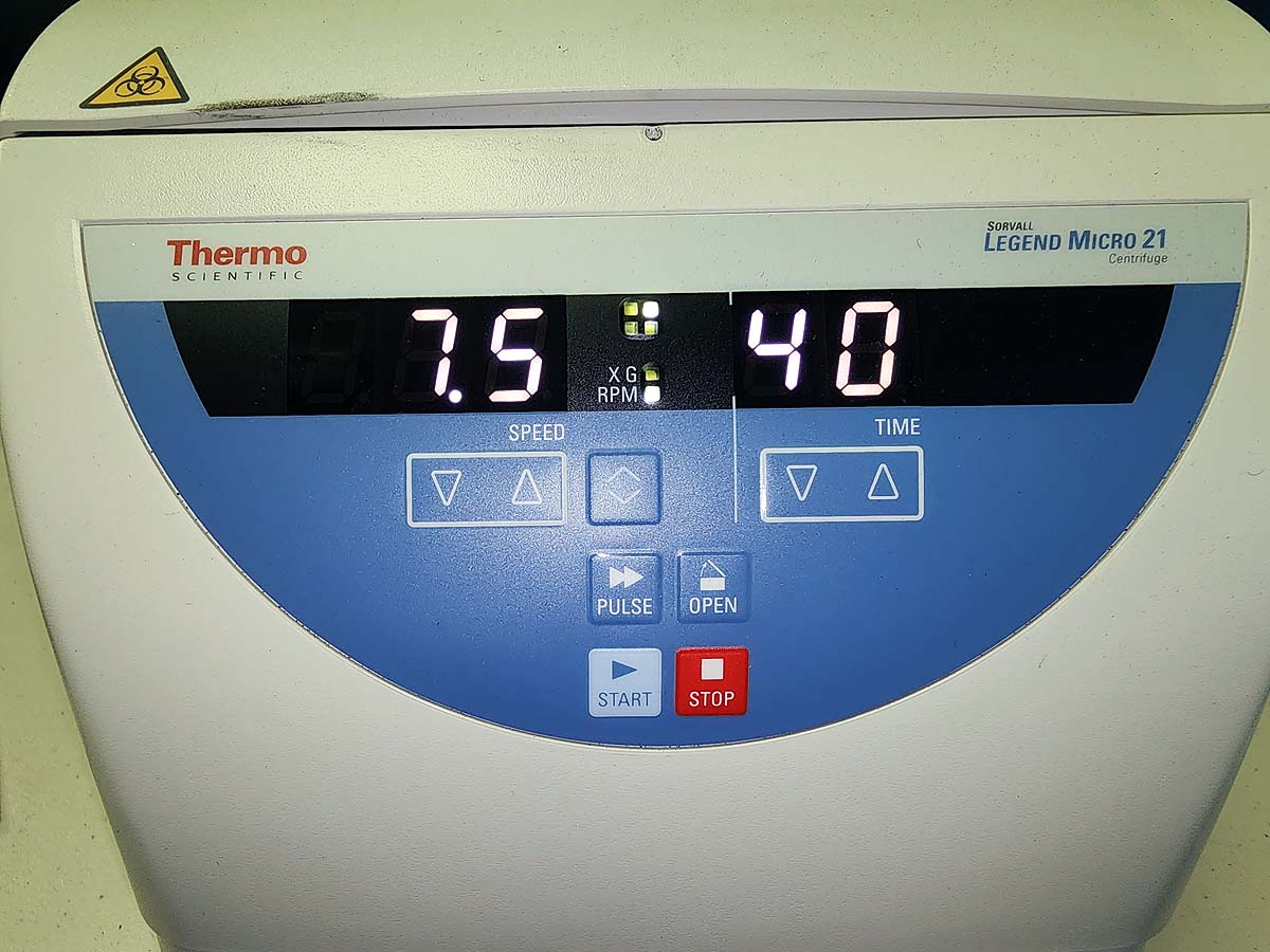 Sorvall Legend Micro 21 microcentrifuge with rotor – LEI Sales