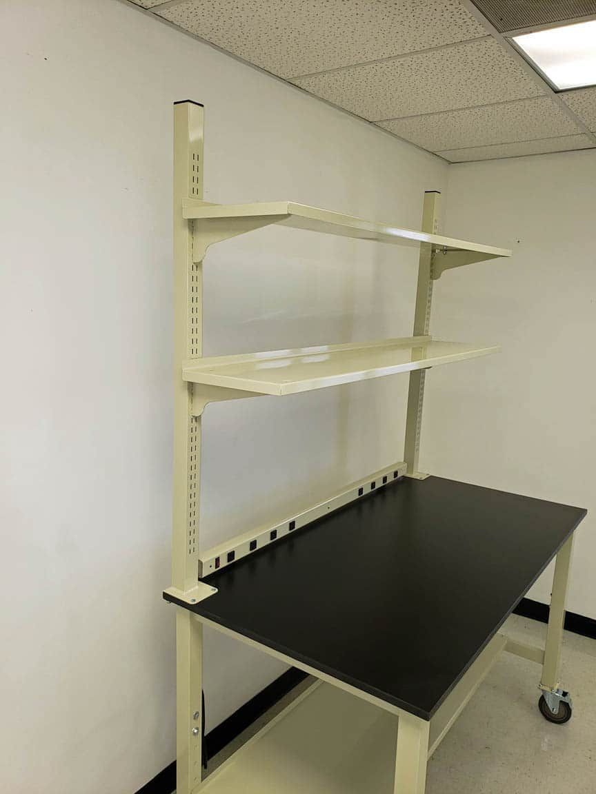4 ft Heavy-Duty Mobile Lab Bench | Phenolic | Warranty Included – LEI Sales